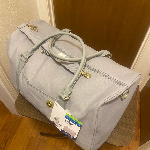 PROTEGE | Bags | Protege 22 Inch Weekender Duffel Bag Silver | Poshmark